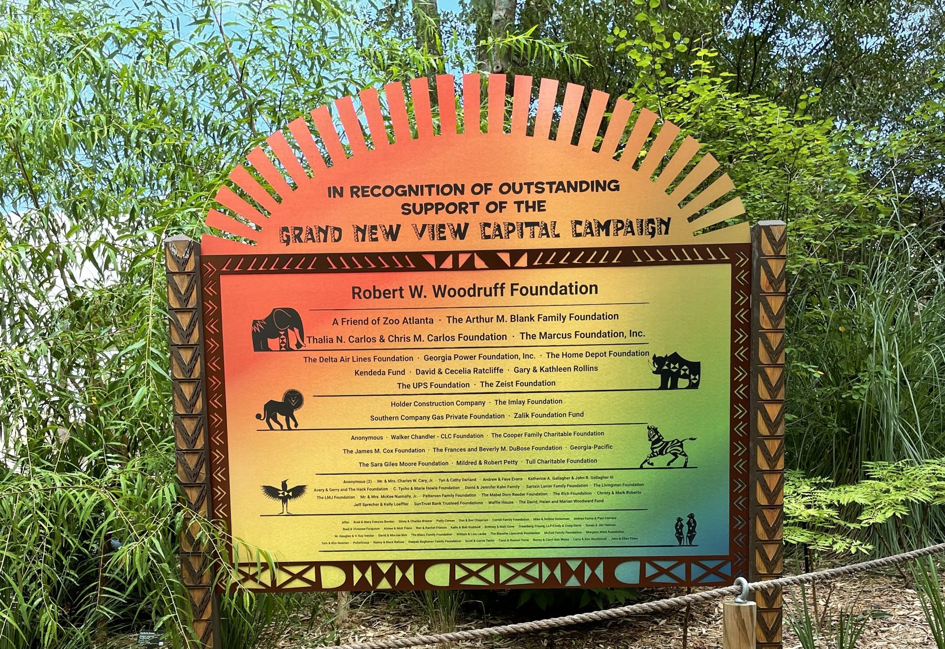 Zoo Atlanta Honorary Signage - Colorchrome